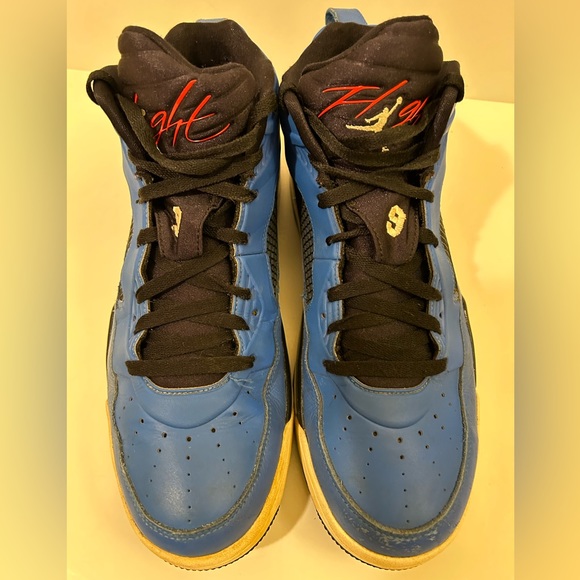 Nike | Shoes | Nike Air Jordan Flight 9 High Top Basketball Shoes Blue ...